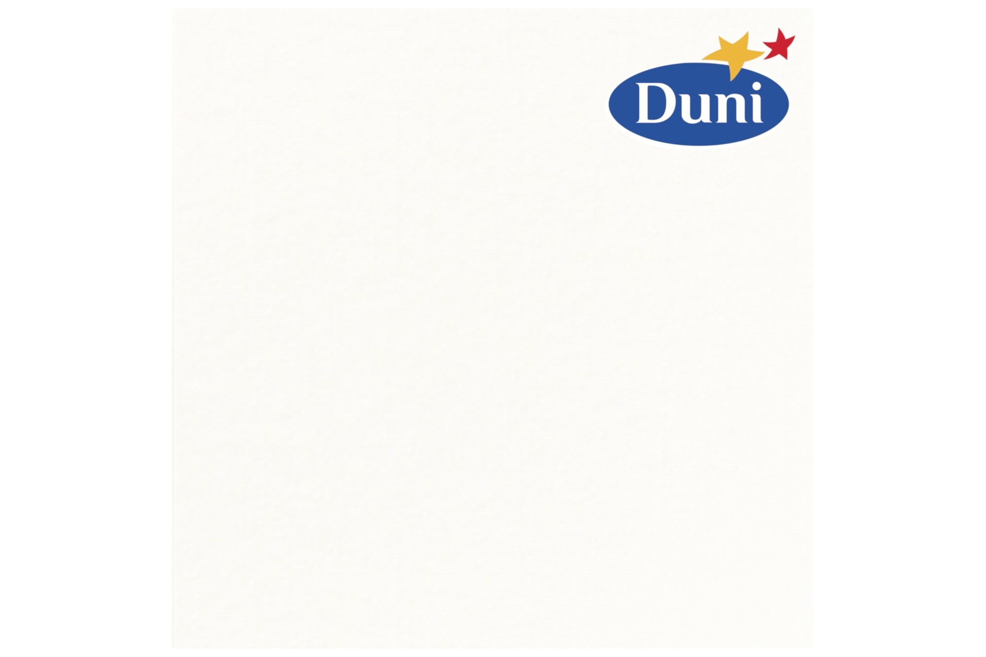 Duni Dunisoft servietter 40x40 cm - Hvid 60 stk.